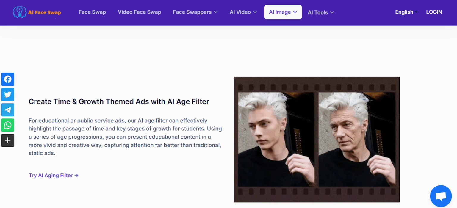 Exploring Free AI Age Filter and Aging Photo Tools with AIfaceSwap